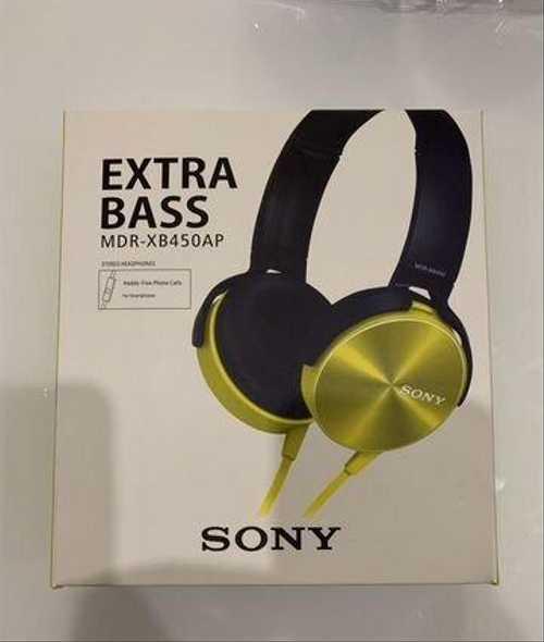 Наушники sony Extra bass, Mdr-xb450ap