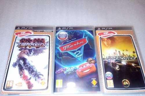 Игры для psp. NFS undercover. Tekken. Тачки