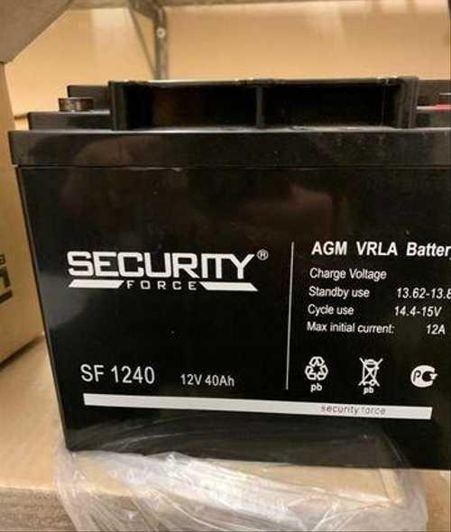 Аккумуляторная батарея Security forse 1240 12v 40