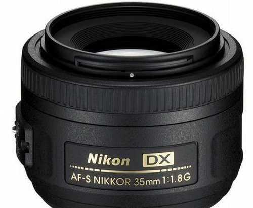 Объектив Nikon 35mm f/1.8G AF-S DX Nikkor