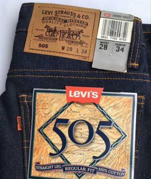 Levis 505 Made in USA 28;34