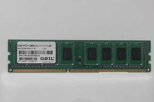 DDR3 2Gb 1600MHz GeIL PC3-12800 CL11-11-11-28