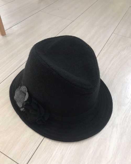 Шляпа жен 33 шерсть с цветами