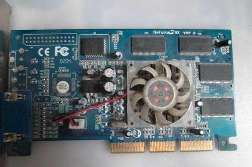 Видеокарта geforce 2MX 400/64MB