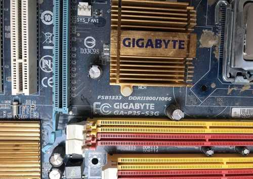 Материнская плата Ga-p35-s3g LGA 775, 771