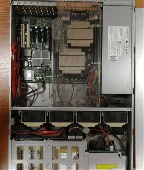 Сервер SuperMicro на мат.плате X8DTL-3F
