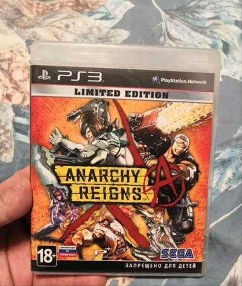 Anarchy reigns Limited edition PS3