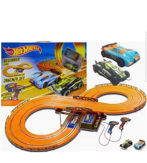 Гоночный трек HOT wheels 286 см, на батарейках