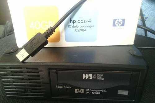 Стример HP StorageWorks DAT 40 USB Внешний