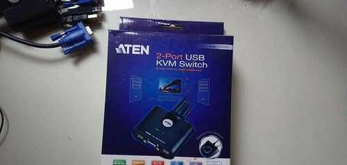 KVM переключатель Aten CS22U 2-Port USB KVM Switch