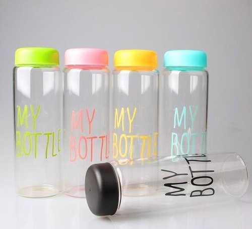 Бутылка My Bottle с чехлом на шнурке, не подделка