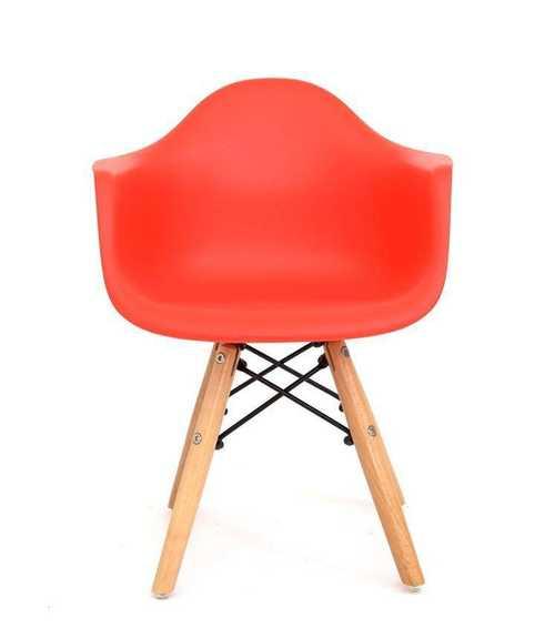 Стул Eames kids красный с подлокотниками