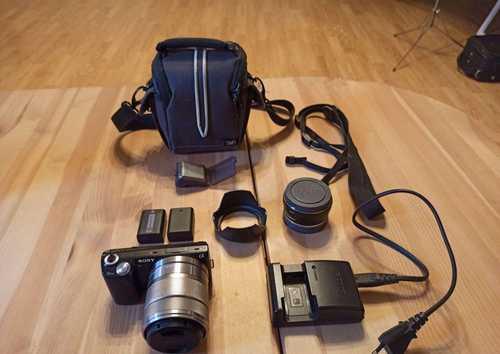 Фотоаппарат Sony Nex-5 kit + переходник Nikon-Sony
