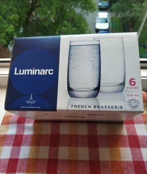 Французские стаканы Liminarc, новые