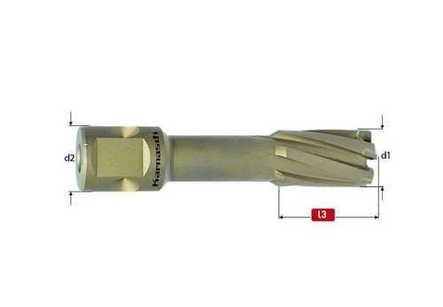 Корончатое сверло hard-line 55мм Universal/Weldon