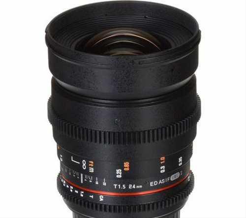 Объектив samyang 24mm t1.5