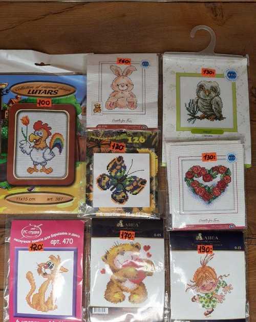 Набор для вышивки, канва, мулине