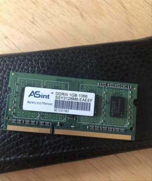 Оперативная память ASint 1Gb ddr3