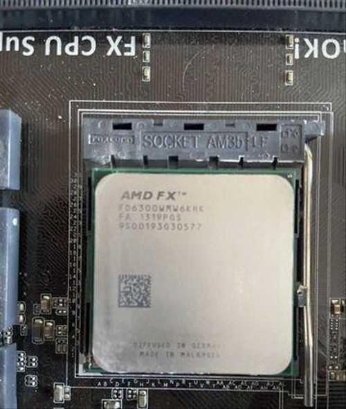 Материнская плата с процессором Asus+AMD