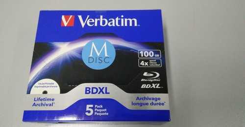 Verbatim mdisc Lifetime archival bdxl 100GB