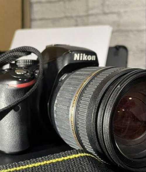 Зеркальный фотоаппарат nikon d5100 + tamron 18-200
