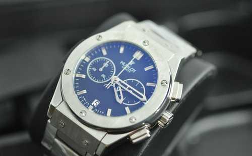 Часы Hublot Silver Gold кварц Хронограф