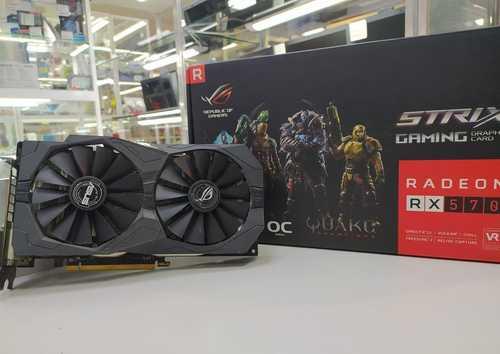 Игровая видеокарта asus ROG Radeon RX 570 4gb gddr