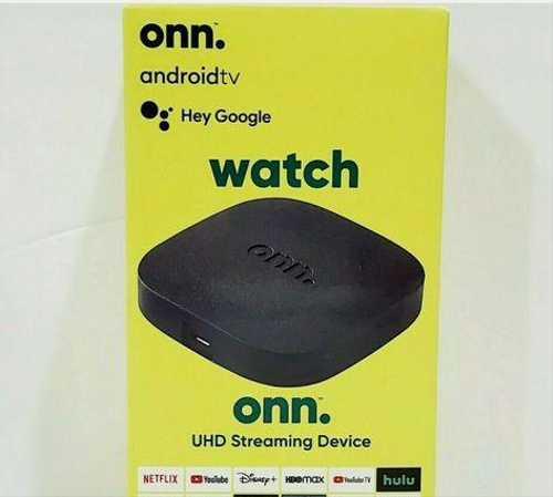 Тв Приставка onn. Android TV UHD