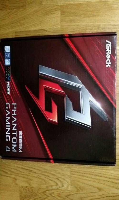 Asrock b365m phantom gaming 4 (новая)