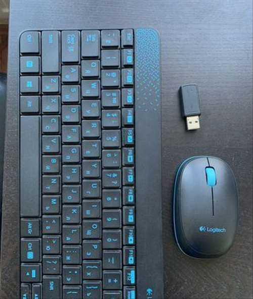 Беспроводная клавиатура и мышь Logitech