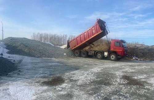 Щебень, песок, отсев, земляя