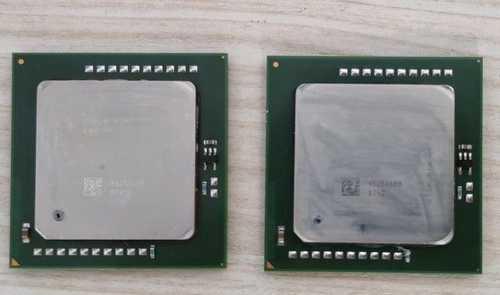 Пара процессоров intel Xeon 2800dp Socket 604
