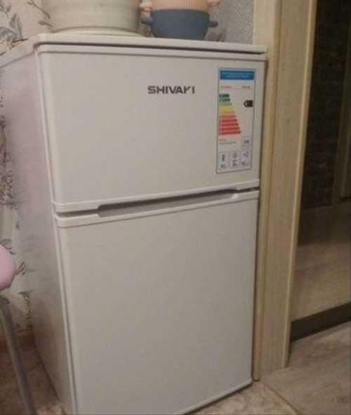 Холодильник двухкамерный shivaki бу маленький