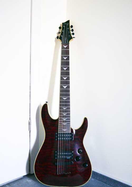 Электрогитара Schecter Omen 7 Extreme, семиструн