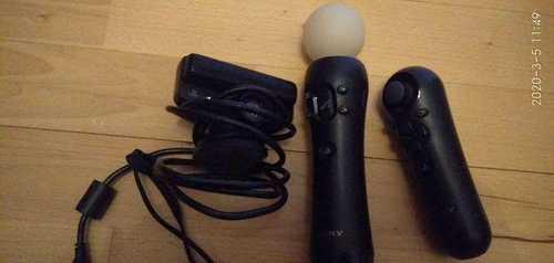 Sony Ps move камера + контролер движения