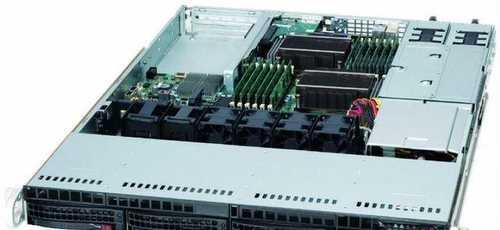 Сервер Supermicro 1U 2x Xeon X5675 96Gb RAM