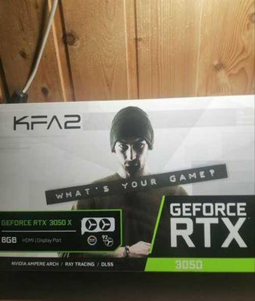 Видеокарта KFA2 GeForce RTX 3050 X black