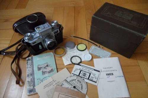 Фотоаппарат киев 3А винтаж -1957год