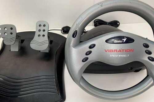 Игровой руль genius speed wheel 3 vibration