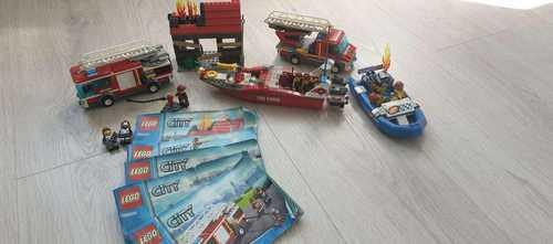 Lego city пожарная серия