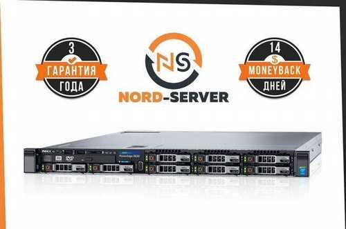 Сервер dell R630 8xSFF 2x E5-2640v3 / 64GB