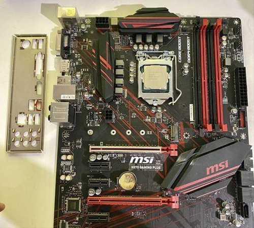 Связка на 7 карт MSI H370 Gaming plus/ i5-8400