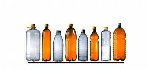 Пластиковые бутылки баклажки пэт