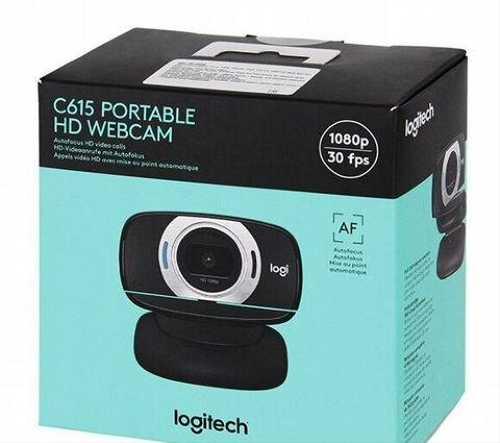Веб-камера Logitech HD Webcam C615, черный
