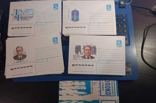 Почтовые конверты СССР, чистые, оптом 39 шт