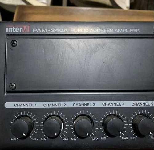 Усилитель трансляционный PAM-340A Inter-M