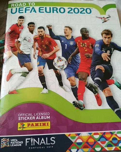 Наклейки panini Road to euro 2020