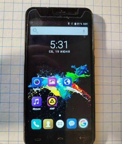 Смартфон homtom HT16 8 гб