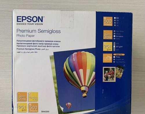 Epson фотобумага, 10х15, полуглянцевая