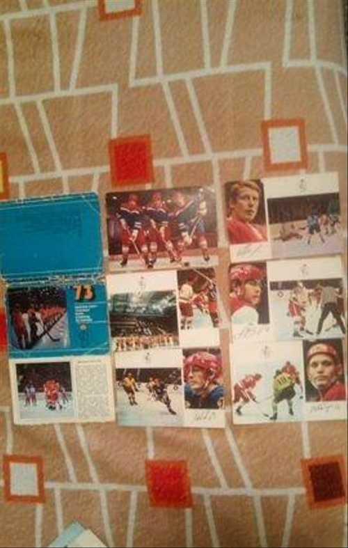 Набор открыток СССР хоккей